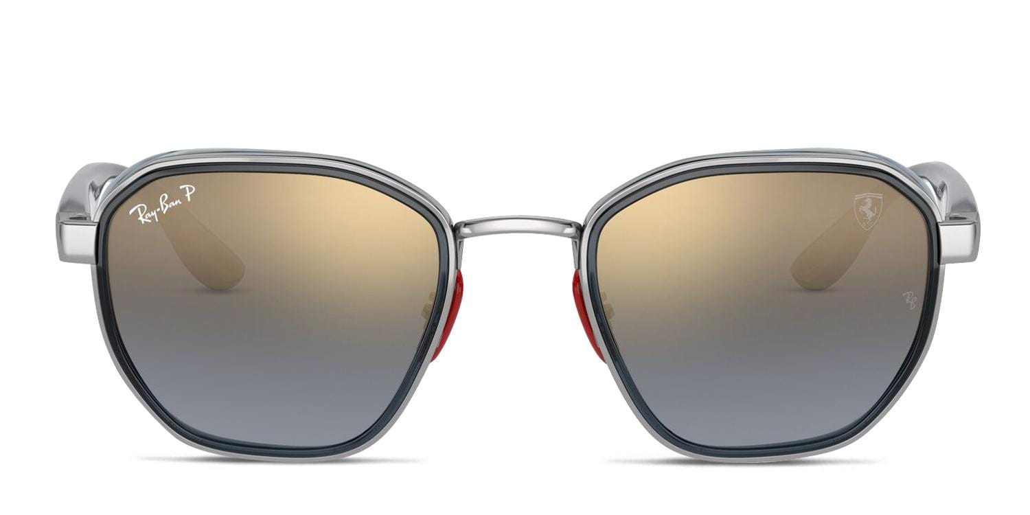 Ray-Ban RB3674M Scuderia Ferrari Gunmetal/Blue/Red Prescription Sunglasses