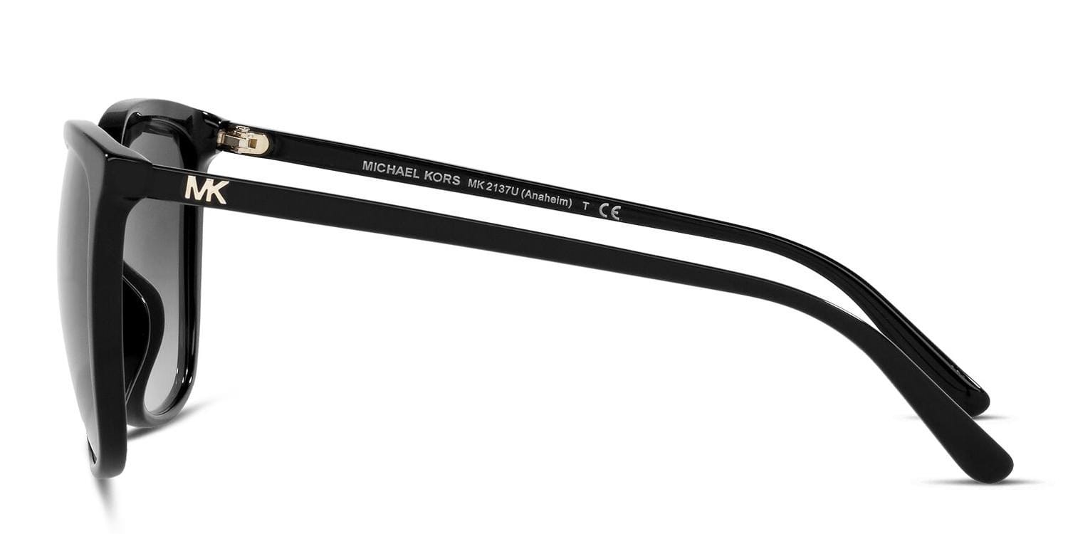 Michael Kors MK2137U Anaheim Shiny Black Prescription Sunglasses