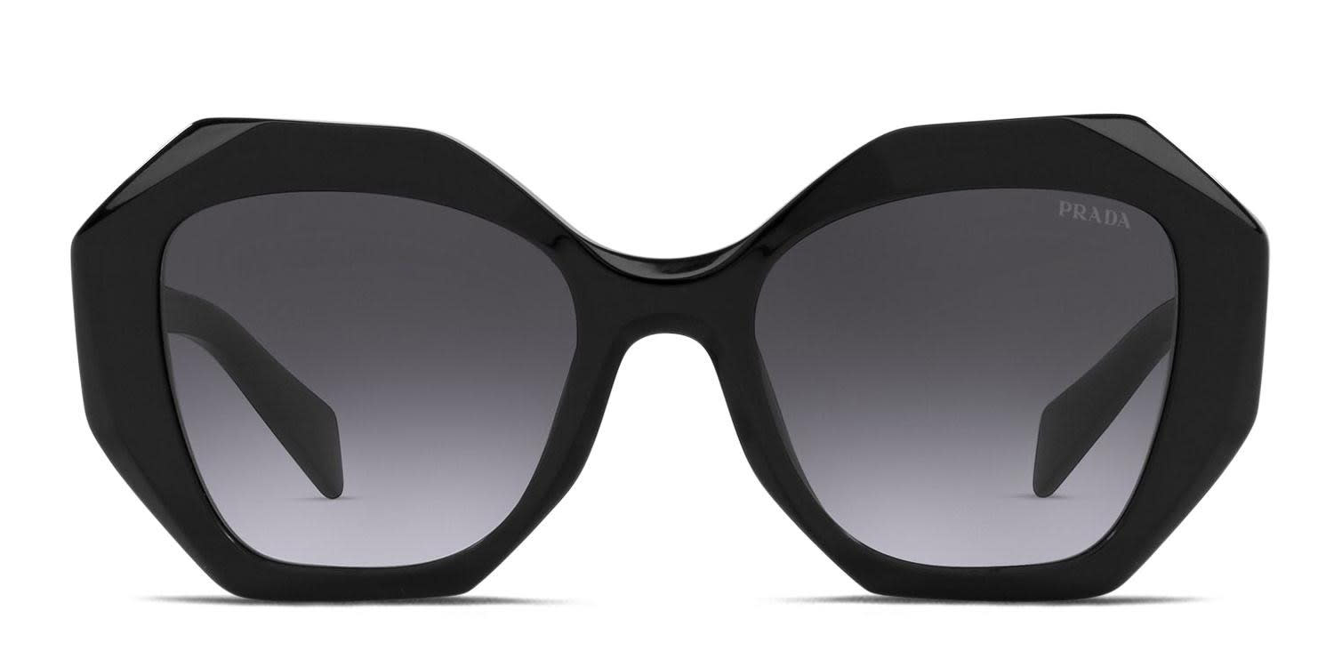 Prada PR 16WS Black Prescription Sunglasses
