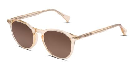 RAEN Basq Yellow, Clear Prescription Sunglasses