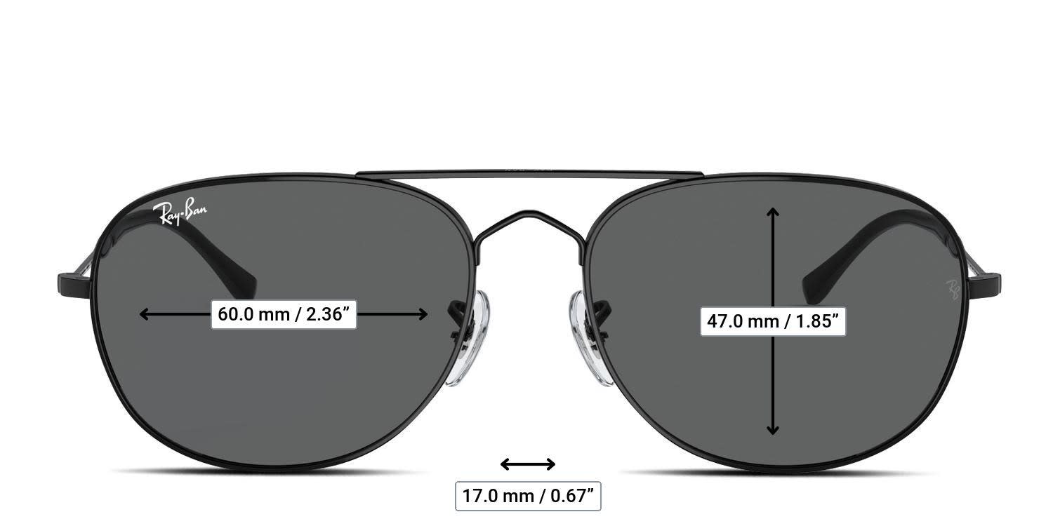 Ray-Ban RB3735 Bain Bridge Black Prescription Sunglasses