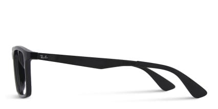 Ray-Ban RX7056 Shiny Black Eyeglasses | Includes Free Rx Lenses ...