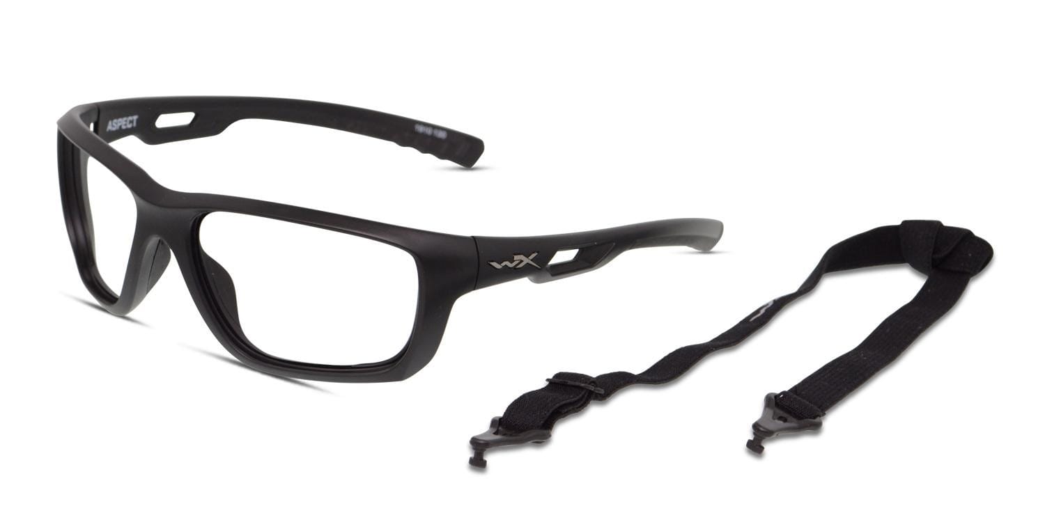 Wiley X Aspect Black Prescription Eyeglasses