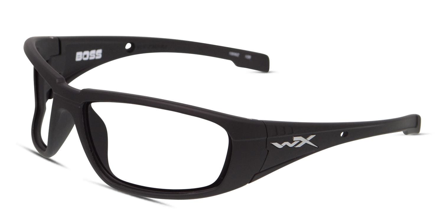 Wiley X WX Boss Black Prescription Eyeglasses