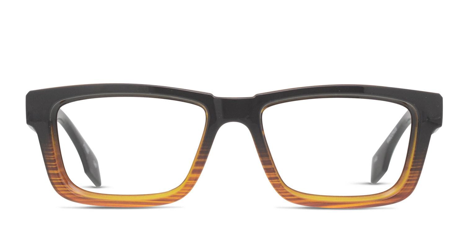 Wiley X Contour Black/Brown Eyeglasses | Includes Free Rx Lenses ...