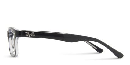Ray-Ban RY1531 Kids Black/Clear Eyeglasses | Includes Free Rx Lenses ...