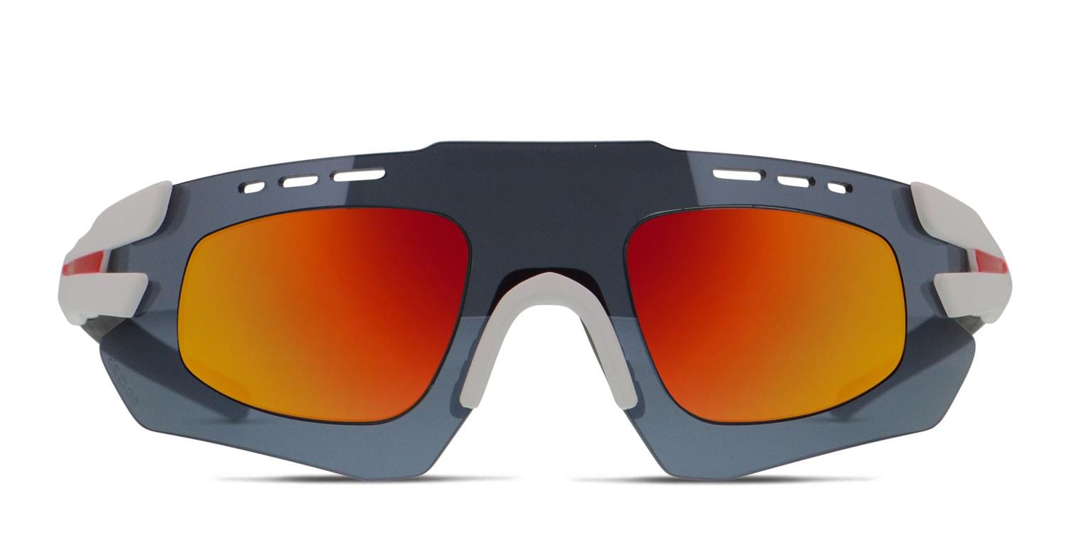 Progear Sprinter S-1284 Gray, Clear, White, Red Prescription Sunglasses ...