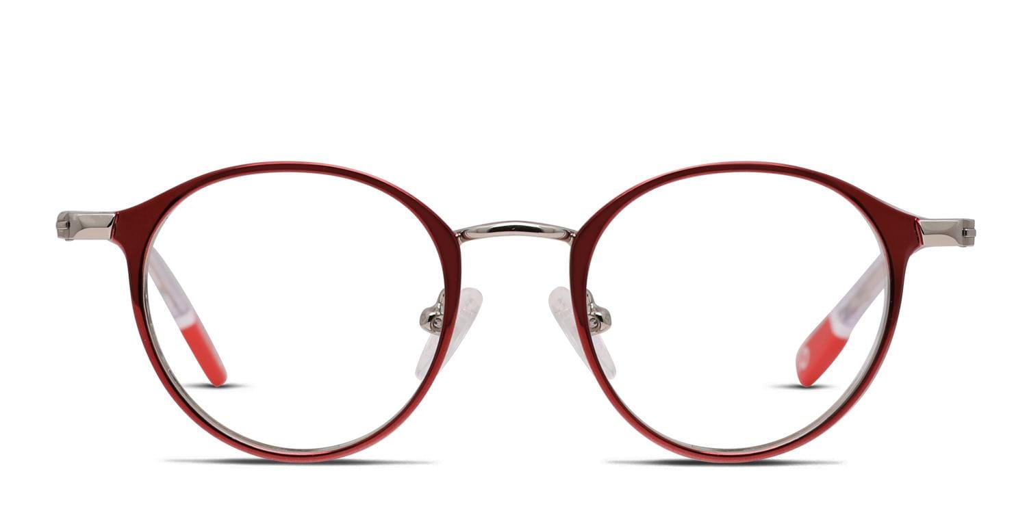 Olos Recess Kids Red/Silver Eyeglasses | Includes Free Rx Lenses ...