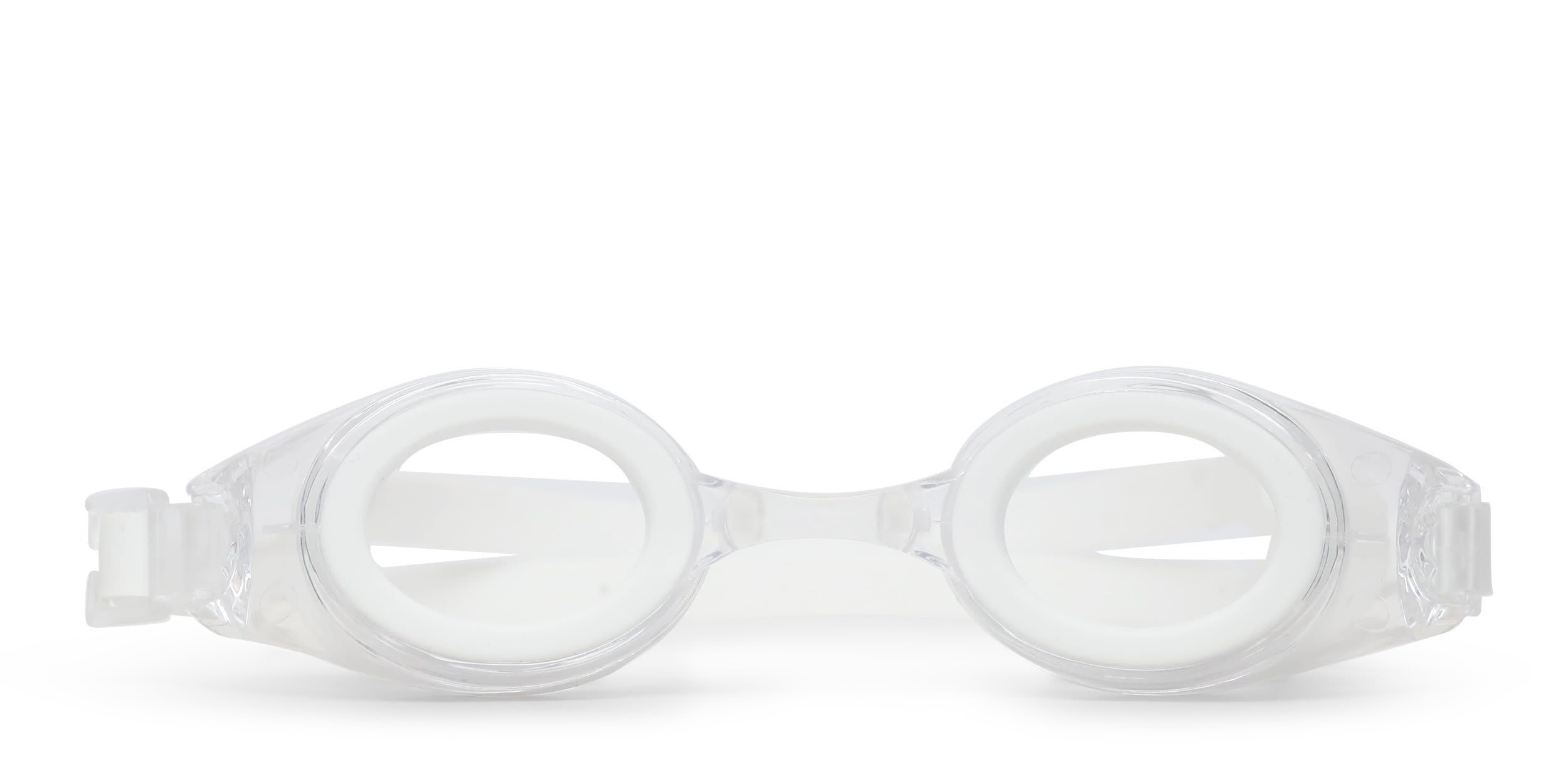 Revel Splash Swimming Goggles Kids White, Clear Prescription Eyeglasses
