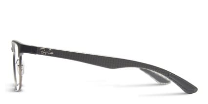 Ray-Ban RX8416 Black, Gunmetal Eyeglasses | Includes Free Rx Lenses ...