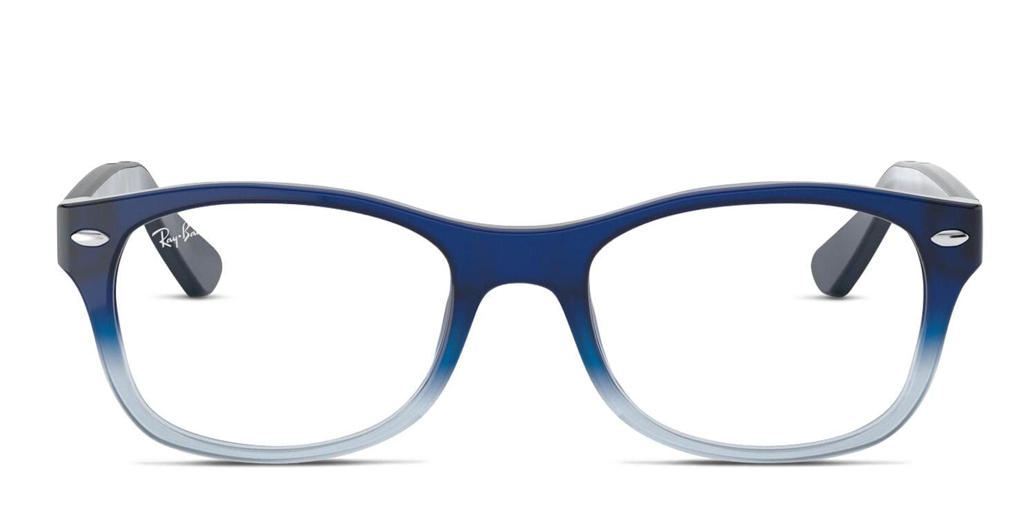 Ray-Ban RY1528 Kids Blue/Clear Eyeglasses | Includes Free Rx Lenses ...