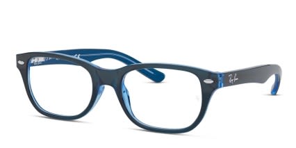 Ray-Ban RY1555 Kids Blue Eyeglasses | Includes Free Rx Lenses ...