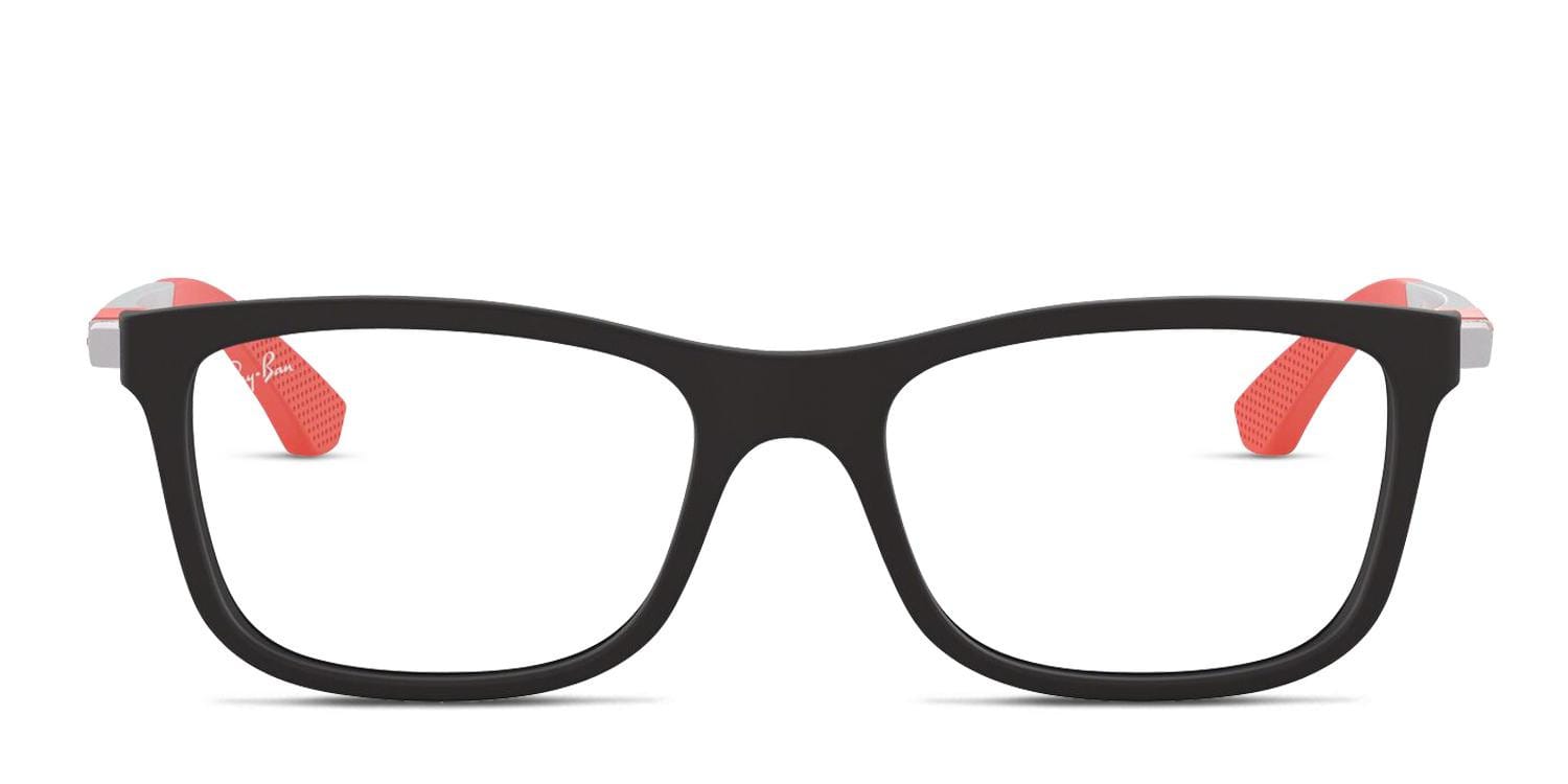 Ray-Ban RY1549 Kids Matte Black, Silver Eyeglasses | Includes Free Rx ...