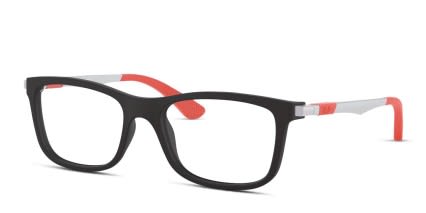Ray-Ban RY1549 Kids Matte Black, Silver Eyeglasses | Includes Free Rx ...