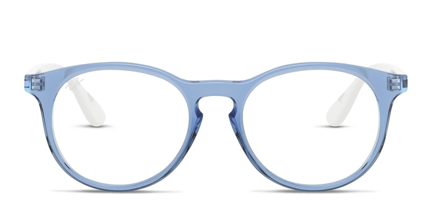 Ray-Ban RY1554 Kids Blue/Clear/White Prescription Eyeglasses