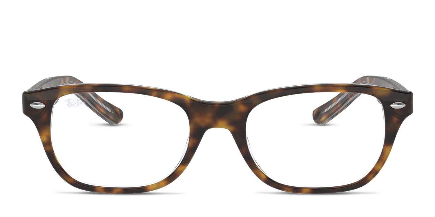 Ray-Ban RY1555 Kids Tortoise/Clear Prescription Eyeglasses