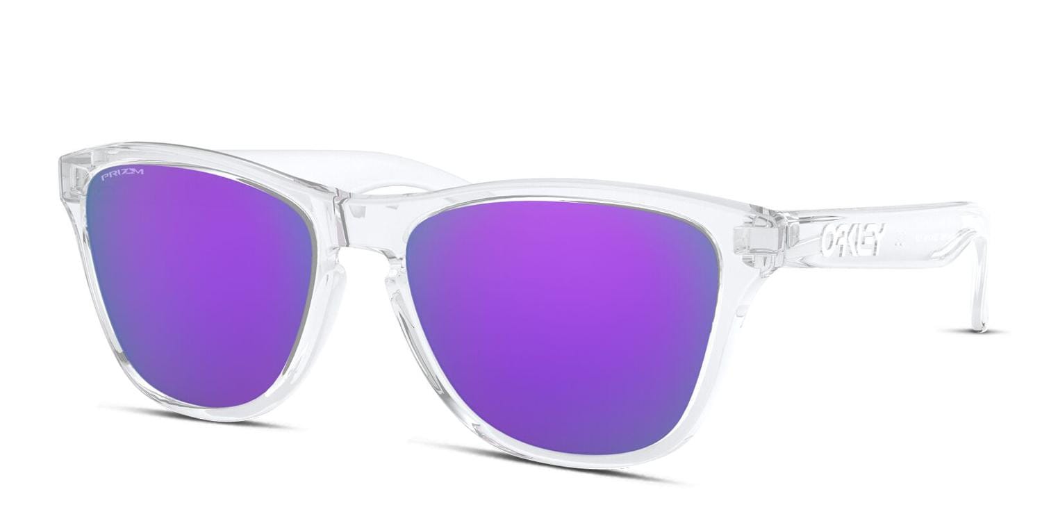 Oakley OJ9006 Frogskins XS Kids Prizm Clear/Purple Sunglasses