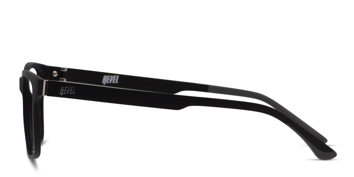 Revel Resolve Black w/Clip-On Prescription Eyeglasses