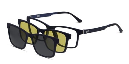 Revel Resolve Blue w/Clip-On Eyeglasses | Includes Free Rx Lenses ...