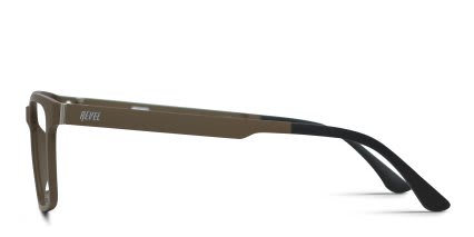 Revel Resolve Brown w/Clip-On Prescription Eyeglasses
