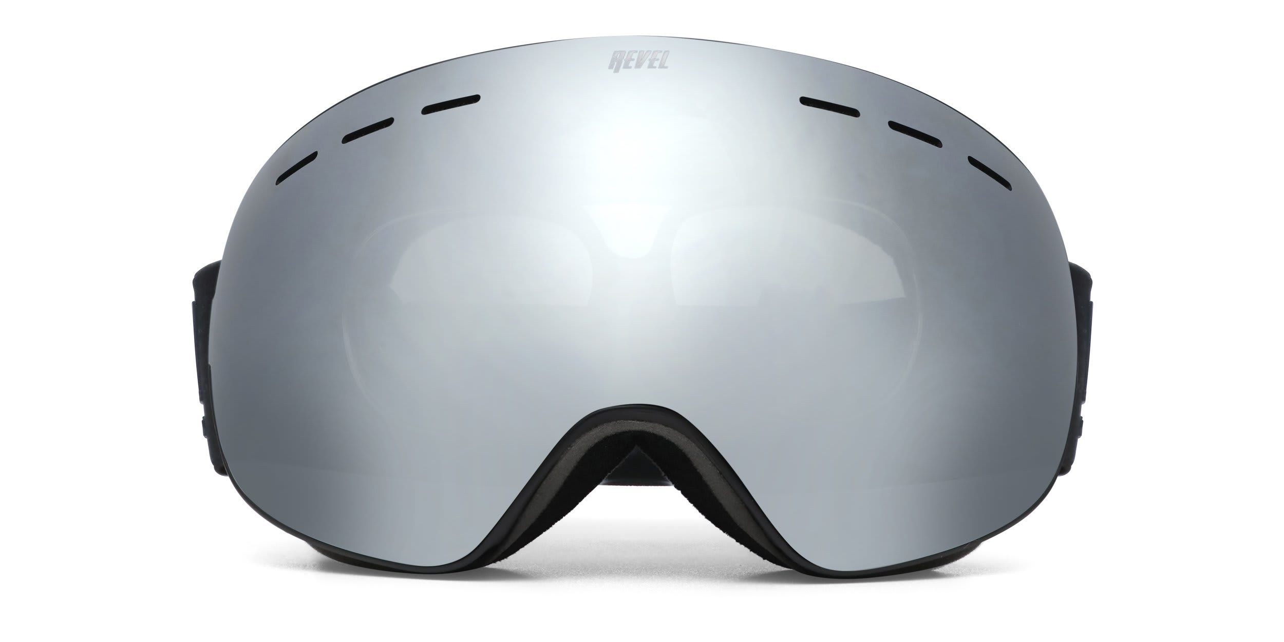 Revel Vail Ski Goggles Silver, Black w/Clip-in Glasses Online