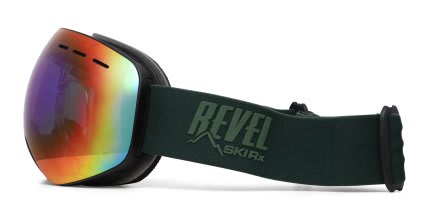 Revel Vail Ski Goggles w/Clip-in Black, Green Glasses Online