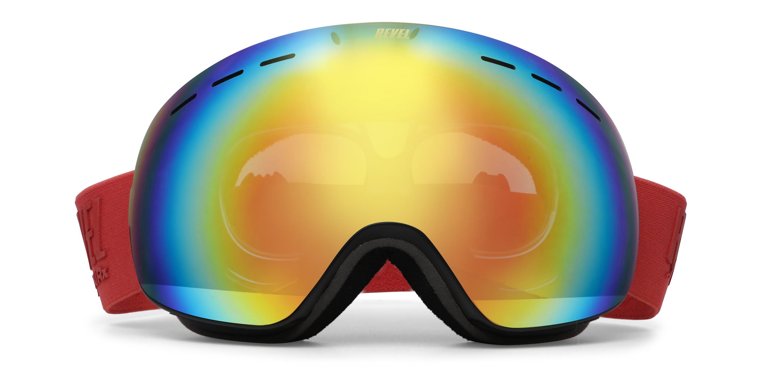 Revel Vail Ski Goggles w/Clip-in Black, Red Glasses Online