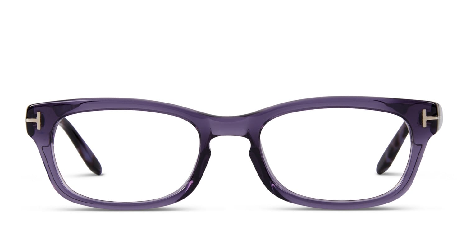 Tom Ford TF5184 Clear Purple Prescription Eyeglasses