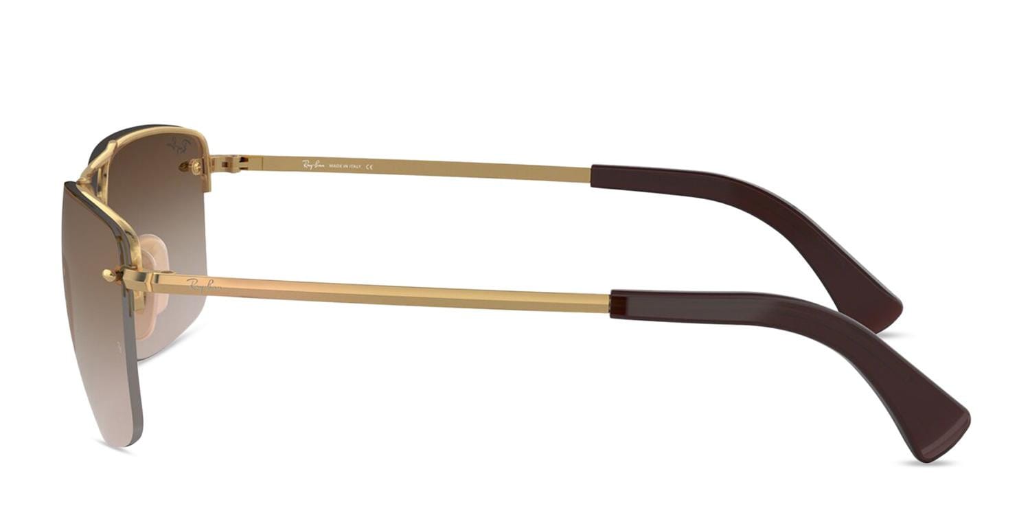 Ray-Ban 3607 Gold Sunglasses