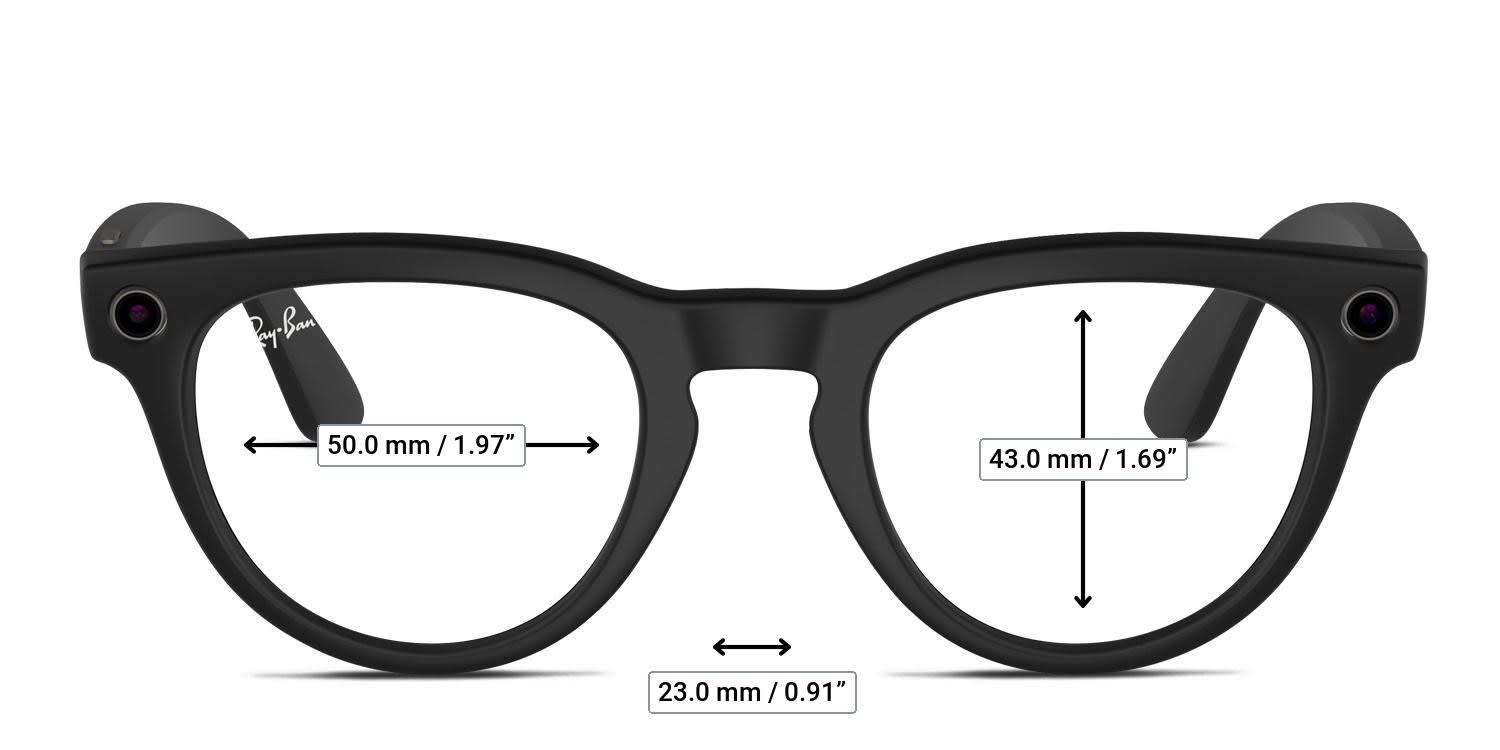 Ray-Ban Meta Smart Glasses RW4009 Headliner Matte Black Glasses Online