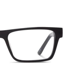 Spy Drake Shiny Black Prescription Eyeglasses