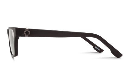 Spy Drake Shiny Black Prescription Eyeglasses