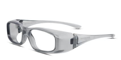 Pentax A2000 Gray/Clear Eyeglasses | Includes Free Rx Lenses ...