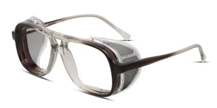 Pentax F6000 w/Breeze Catchers Gray/Clear/Brown Eyeglasses | Includes ...