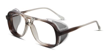 Pentax F6000 w/Breeze Catchers Gray/Clear/Brown Eyeglasses | Includes ...