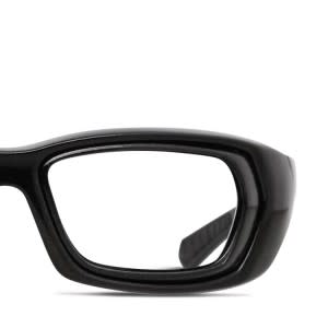 Pentax V1000 Shiny Black Eyeglasses | Includes Free Rx Lenses ...
