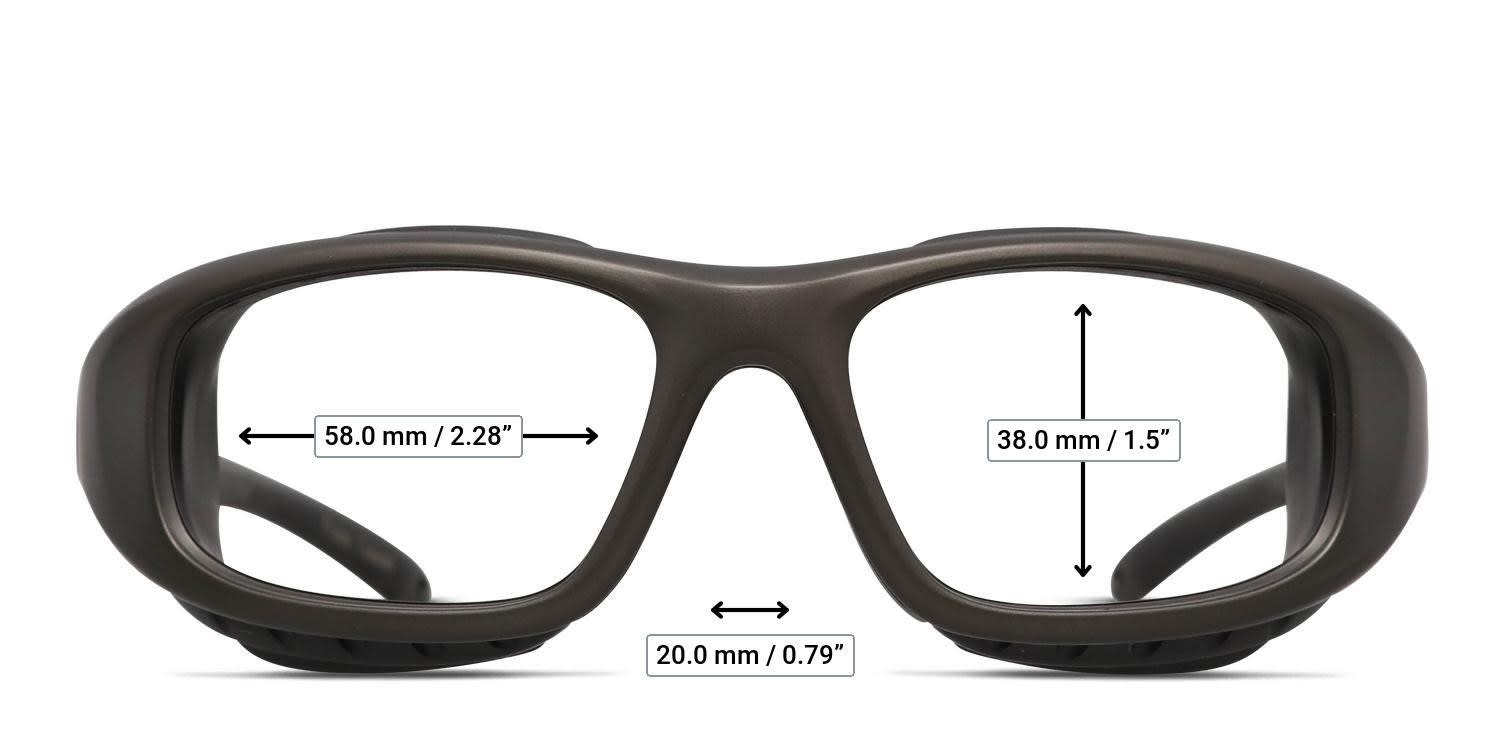 Pentax ZT35 Gray Eyeglasses | Includes Free Rx Lenses | GlassesUSA.com