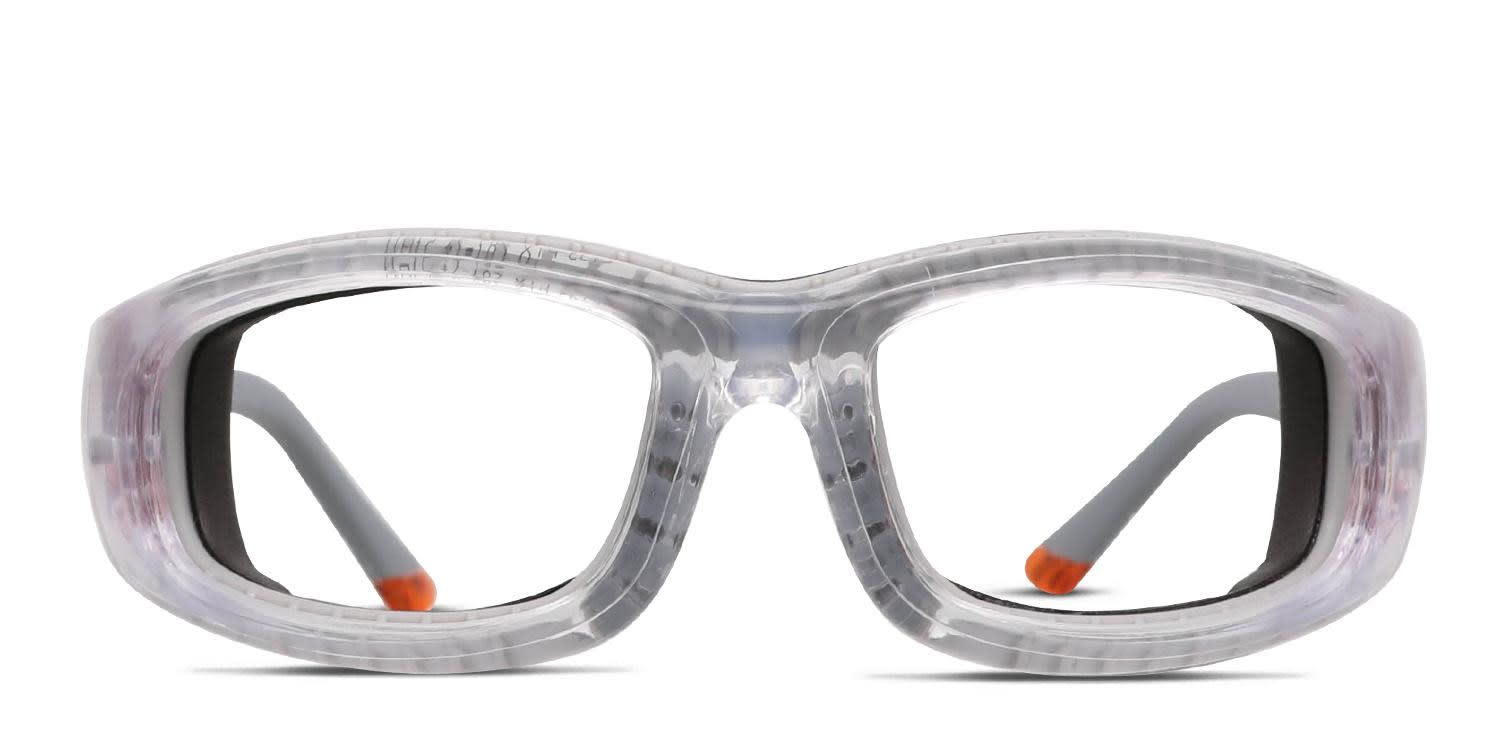 Pentax ZT55 Clear/Orange/Gray Eyeglasses | Includes Free Rx Lenses ...