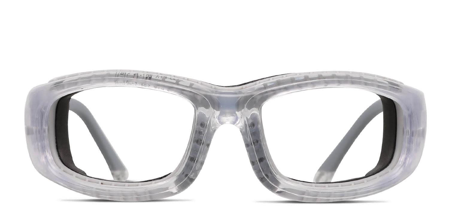 Pentax ZT55 Clear/Gray Eyeglasses | Includes Free Rx Lenses ...