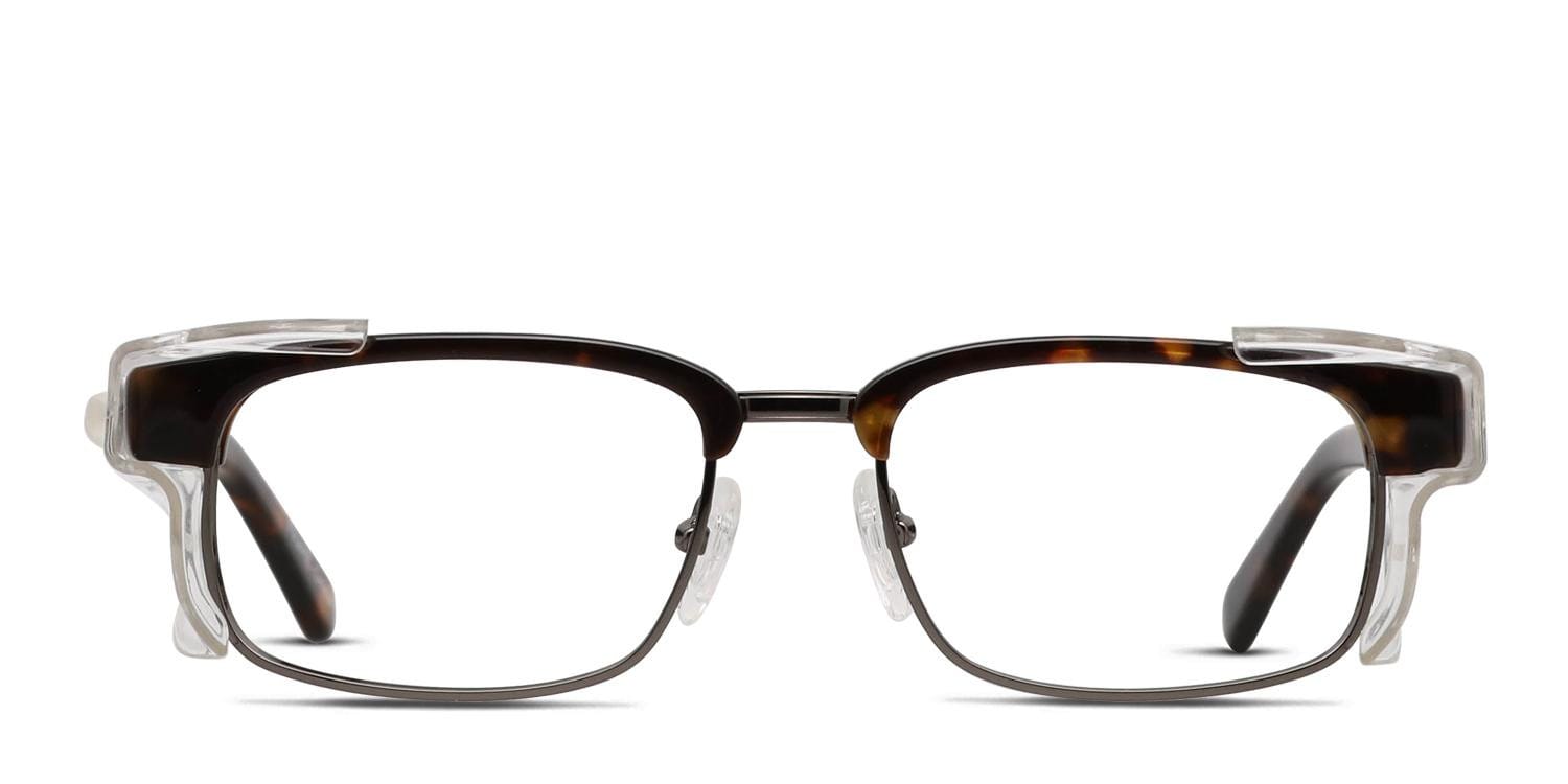 Pentax Classic 4 Brown/Tortoise/Gunmetal Eyeglasses | Includes Free Rx ...