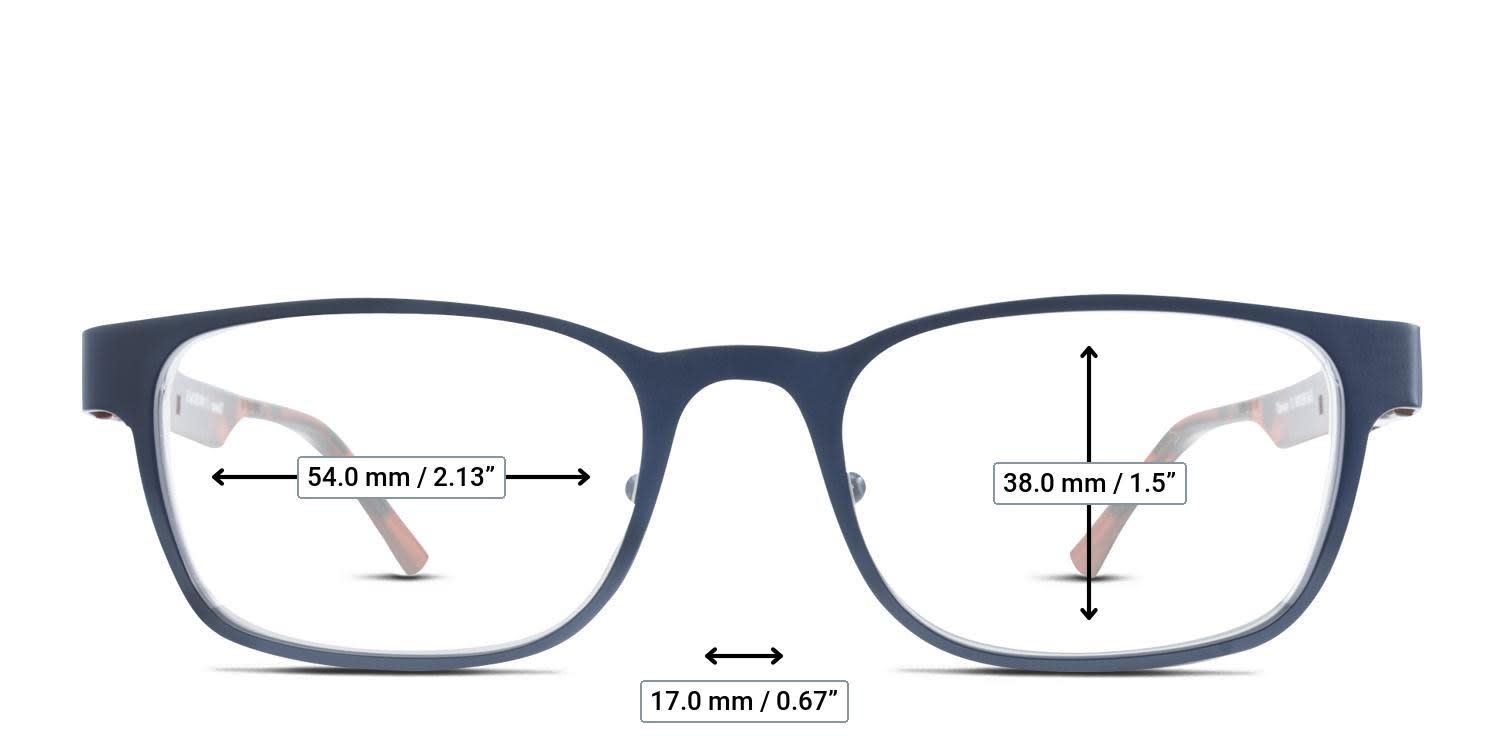 Wiley X Chase Blue Eyeglasses | Includes Free Rx Lenses | GlassesUSA.com