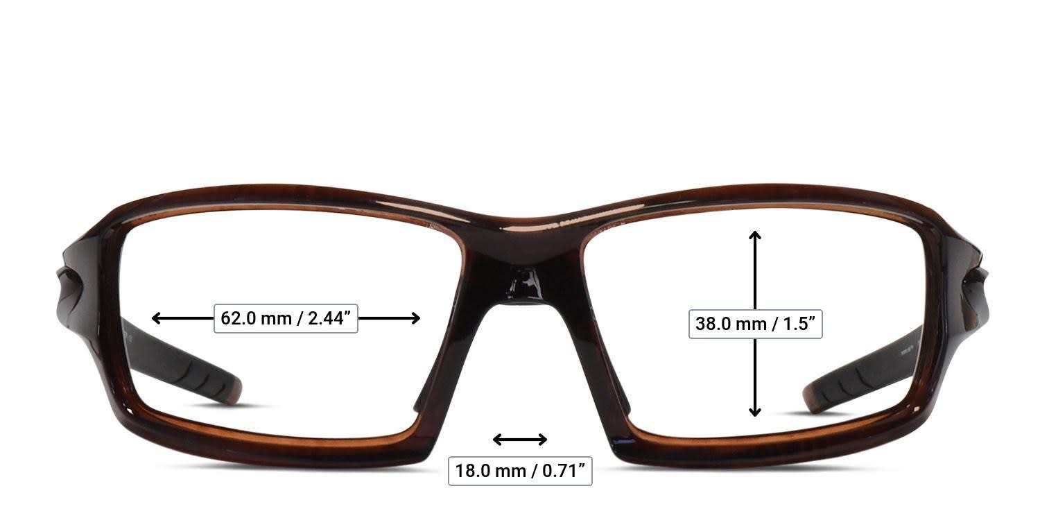 SafeVision Ranger Brown Prescription Eyeglasses