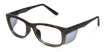 Bolle Safety Kick Tortoise, Brown Prescription Eyeglasses
