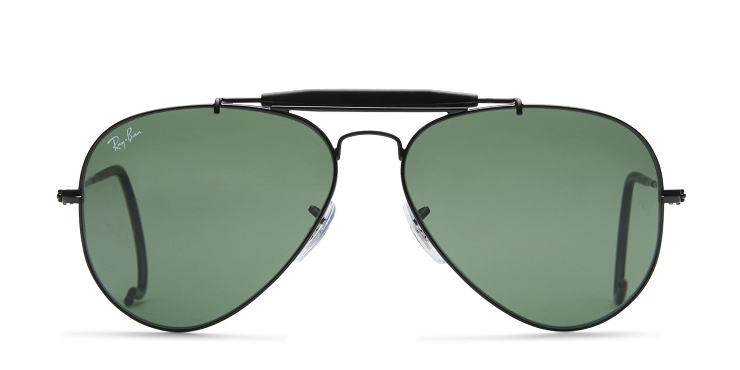 Ray-Ban RB3030 Outdoorsman I Black Prescription Sunglasses