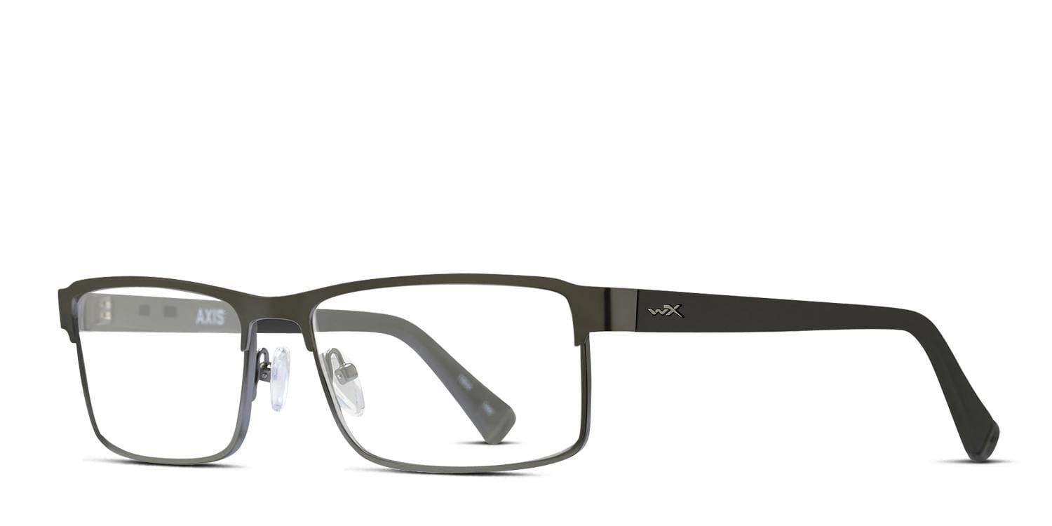 Wiley X Axis Gunmetal Prescription Eyeglasses