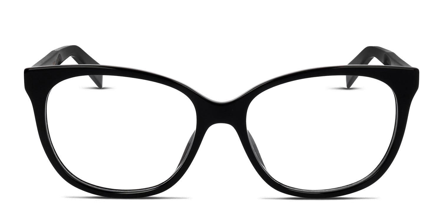 Marc Jacobs Marc 430 Shiny Black Eyeglasses | Includes Free Rx Lenses ...