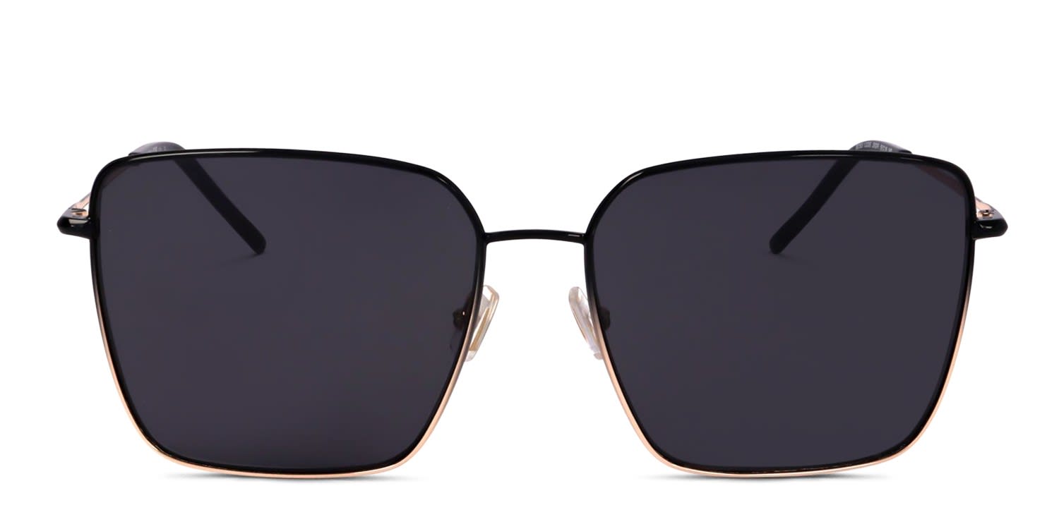 Hugo Boss 1333/S black , gold frame with grey lenses. Lenses provide ...