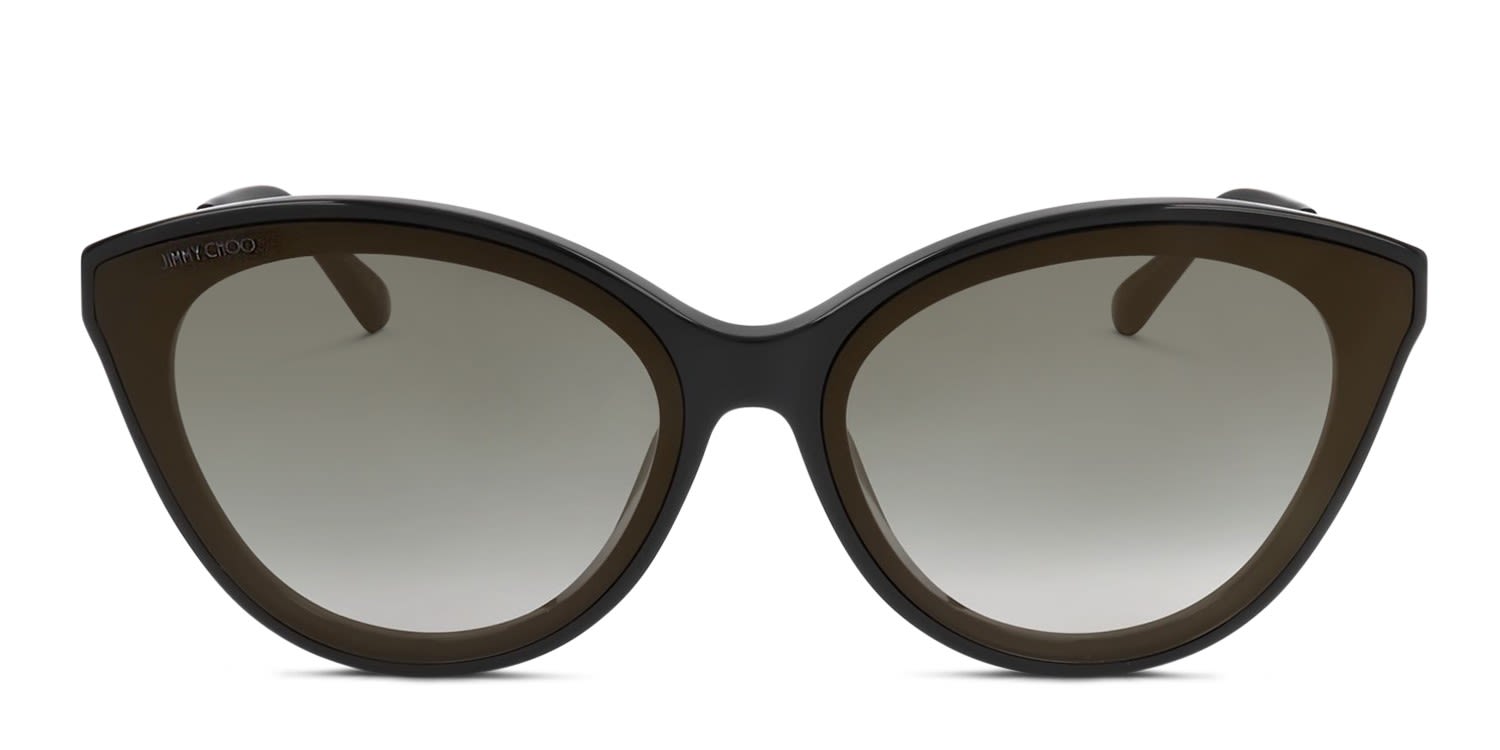 Jimmy Choo VIC/F/SK black frame with gradient grey lenses. Lenses ...