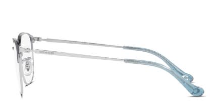 Coach HC5135 Blue/Silver Eyeglasses | Includes Free Rx Lenses ...