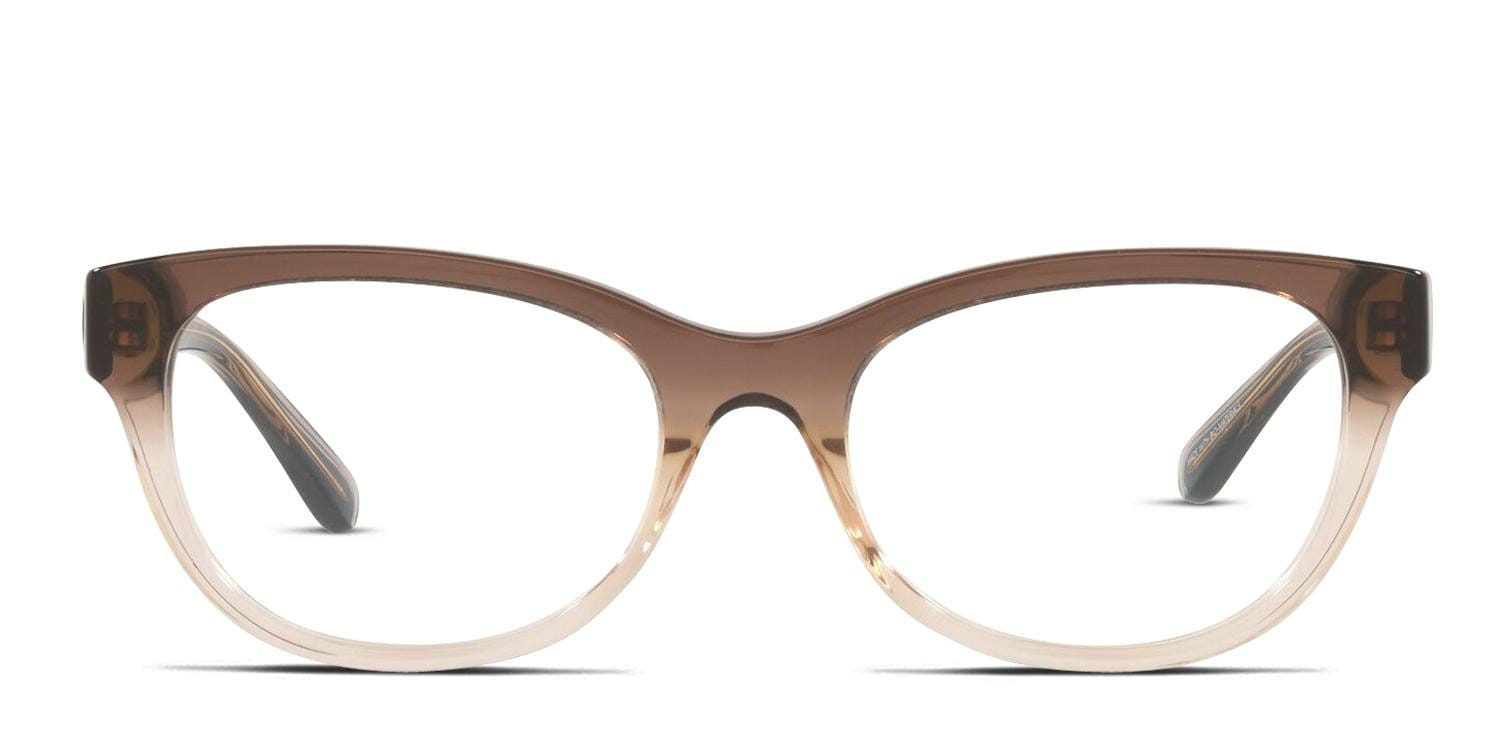 Coach HC6187 Brown/Clear Eyeglasses | Includes Free Rx Lenses ...